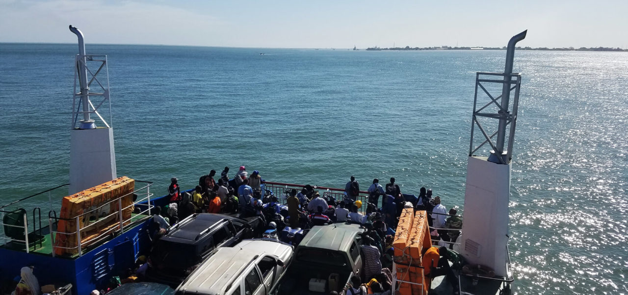 Taking The Ferry From Barra To Banjul In The Gambia